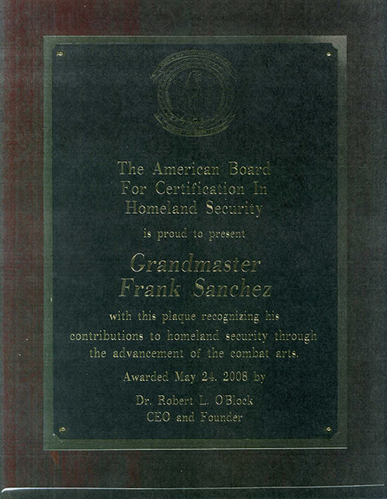 Martial Art System, San-Jitsu - Recognition